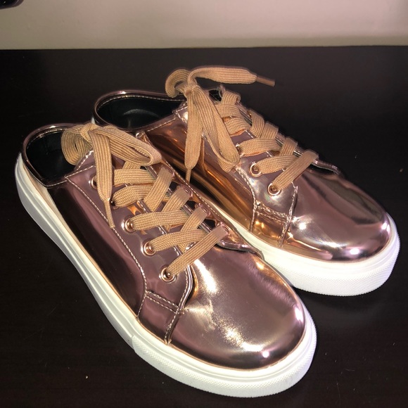 Cape Robbin | Shoes | Cape Robbin Rose Gold Shoes | Poshmark